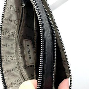 margot | Bags | Margot Crossbody Bag Purse Black Genuine Leather Lots ...